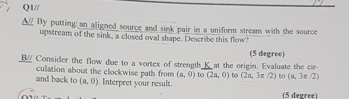 Solved Qu/ A// By putting an aligned source and sink pair in | Chegg.com