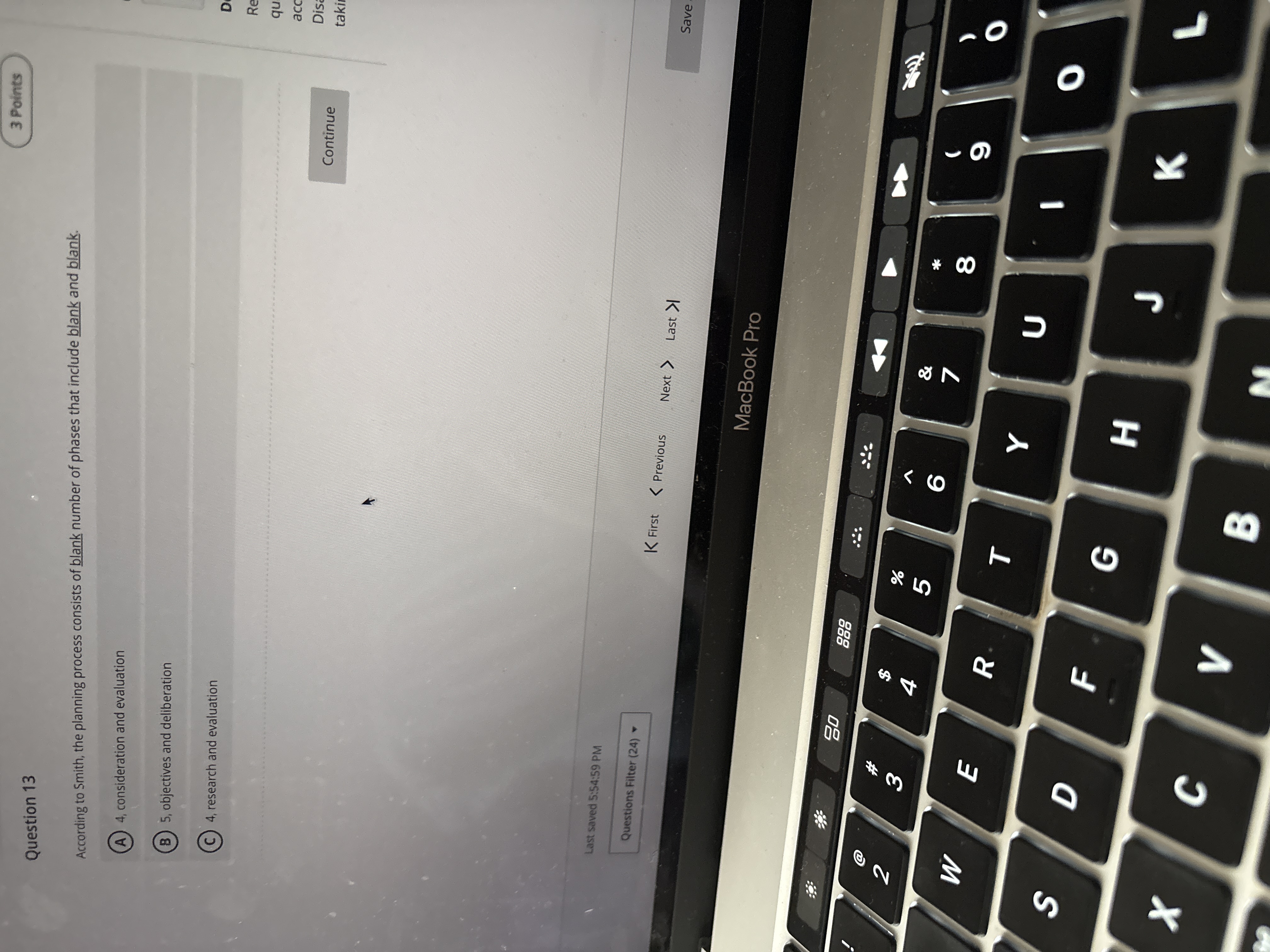 Solved Question 13 ﻿According to Smith, the planning process | Chegg.com
