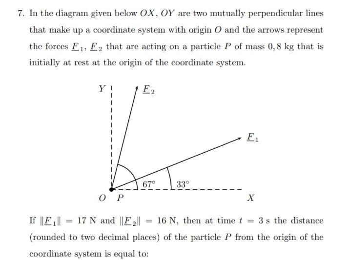 Solved 0 . An observer at the origin O of a coordinate | Chegg.com