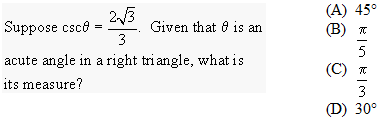 Solved Suppose csc theta = 2 /3. Given that theta is an | Chegg.com