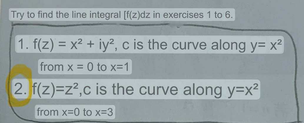 Solved Try to find the line integral in exercises 1 ﻿to | Chegg.com