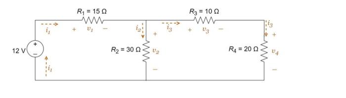 Solved Find the current, voltage, and power for each element | Chegg.com