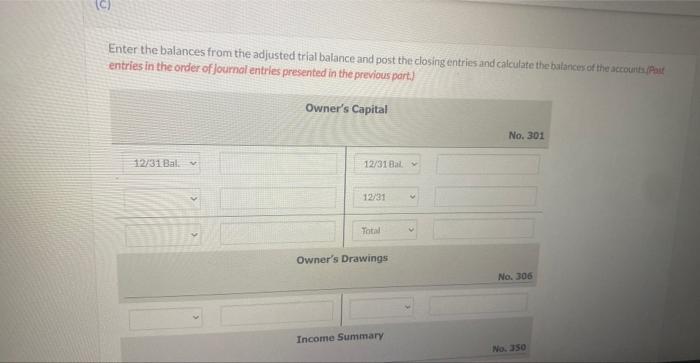 Solved 306 Owners Drawims 400 Sorvice hevernutPrepare an | Chegg.com