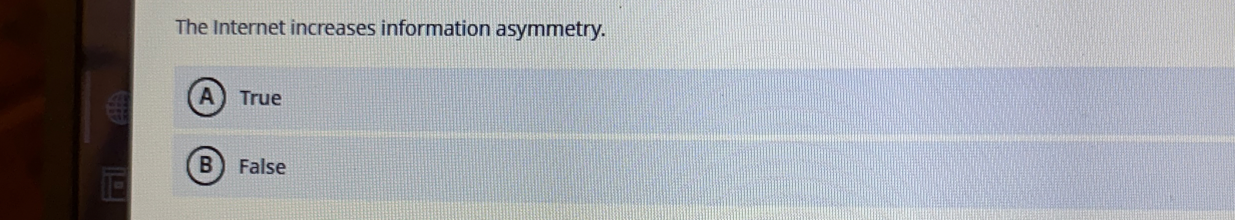 Solved The Internet increases information | Chegg.com