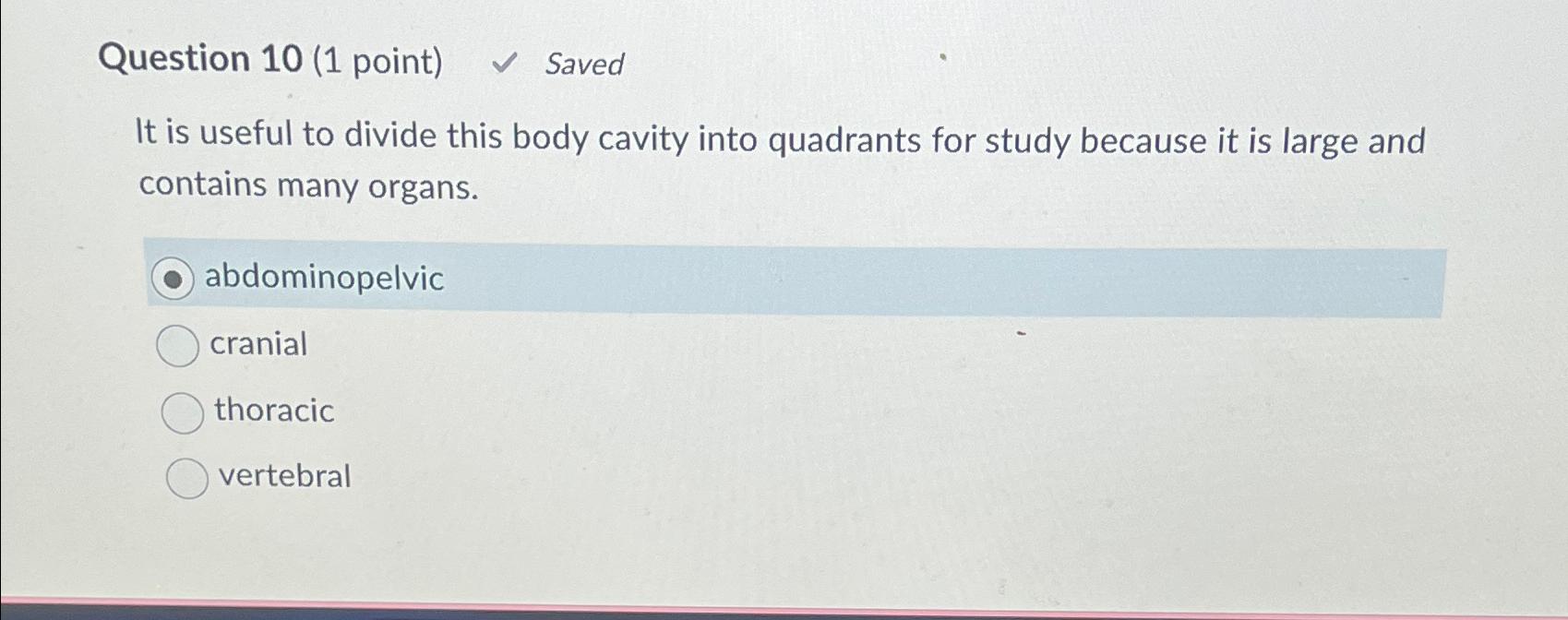 Solved Question 10 (1 ﻿point) ﻿SavedIt is useful to divide | Chegg.com