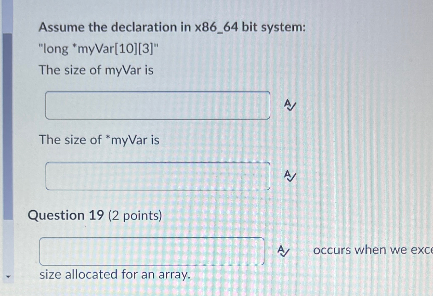 Solved Assume the declaration in x86_64 ﻿bit system:"long | Chegg.com