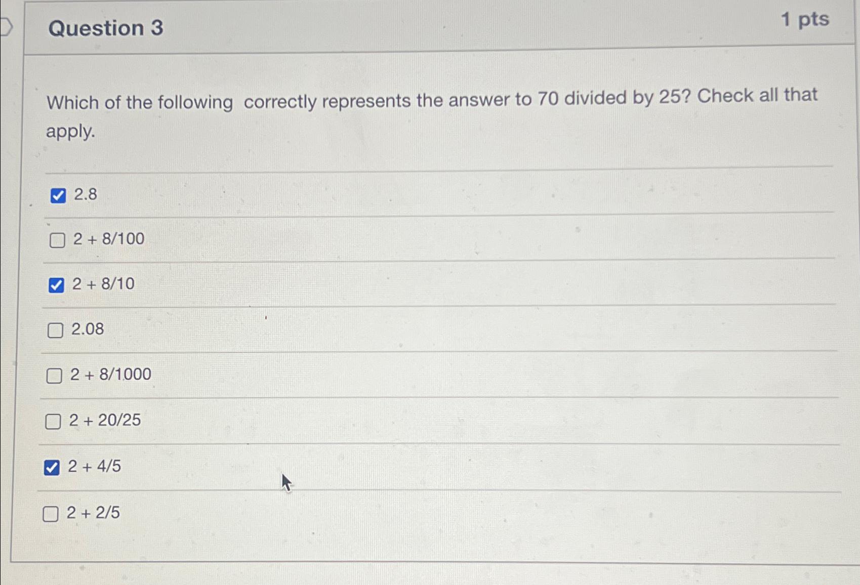 Solved Question 31 ﻿ptsWhich of the following correctly | Chegg.com