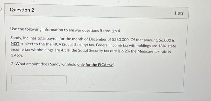 Solved Use the following information to answer questions 5 | Chegg.com
