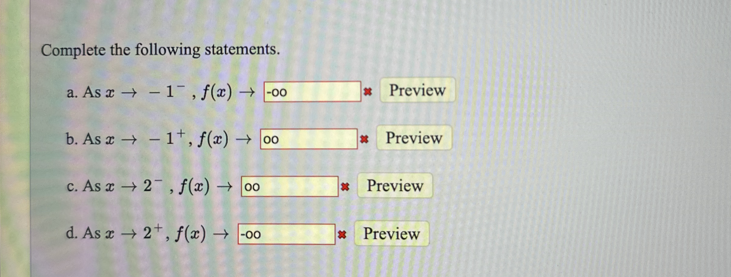 Solved Complete the following statements.a. ﻿As | Chegg.com