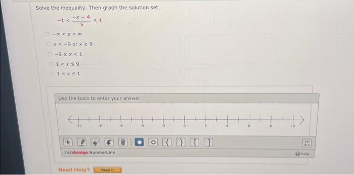 Solved Solve the inequality. Then graph the solution set. | Chegg.com