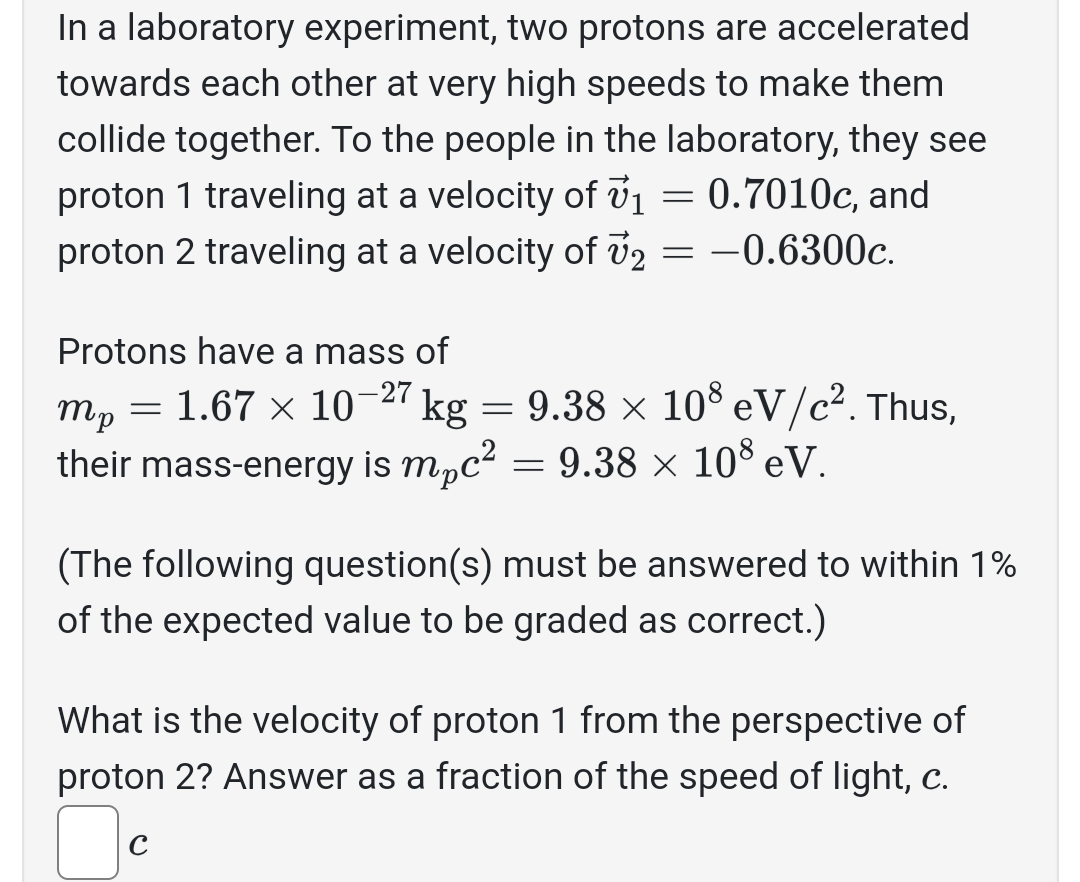 Solved In a laboratory experiment, two protons are | Chegg.com