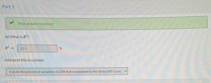 Solved A scatterplot with regression line is shown below for | Chegg.com