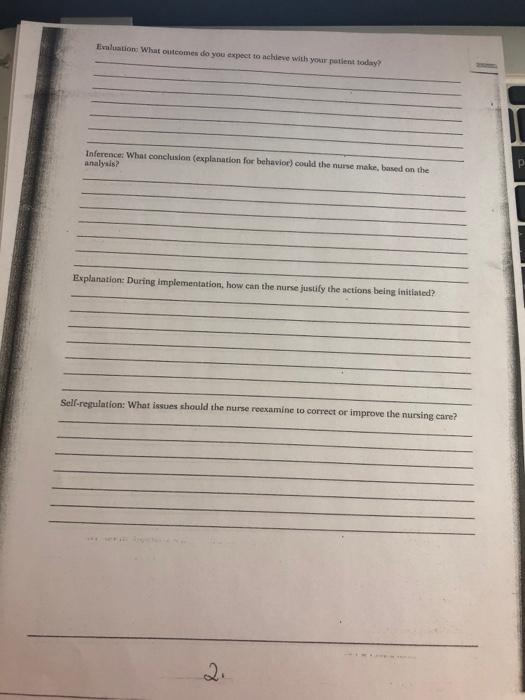 Solved Practice Exercises: Critical Thinking SCENARIO: | Chegg.com