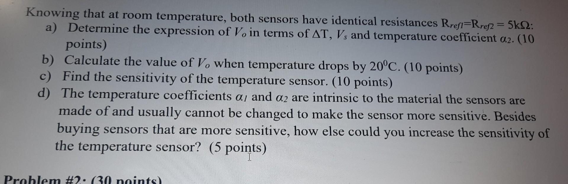 Solved Problem \#1 (35 points) Consider two temperature | Chegg.com