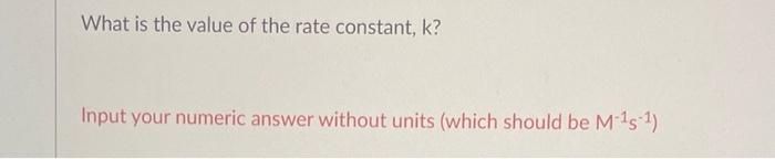 Solved Initial Rate Data At 25 °c Are Listed In The Table