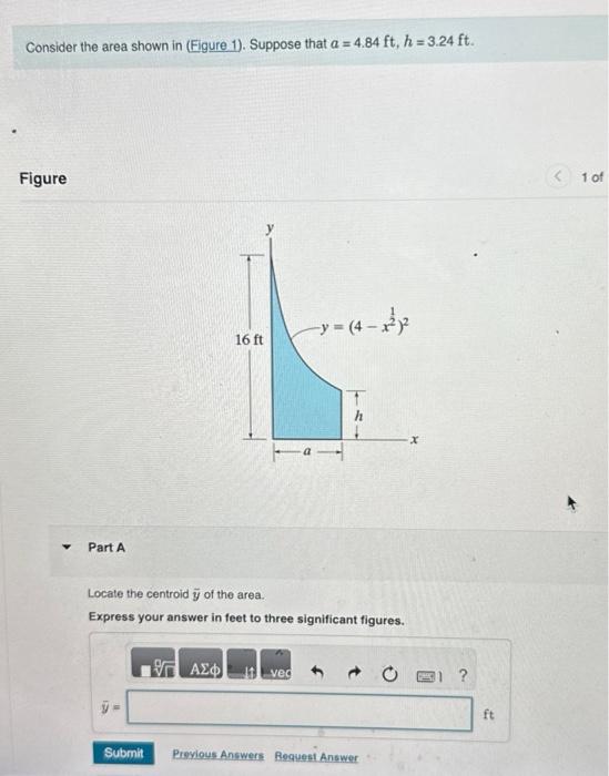 Solved Consider the area shown in (Figure 1). Suppose that | Chegg.com