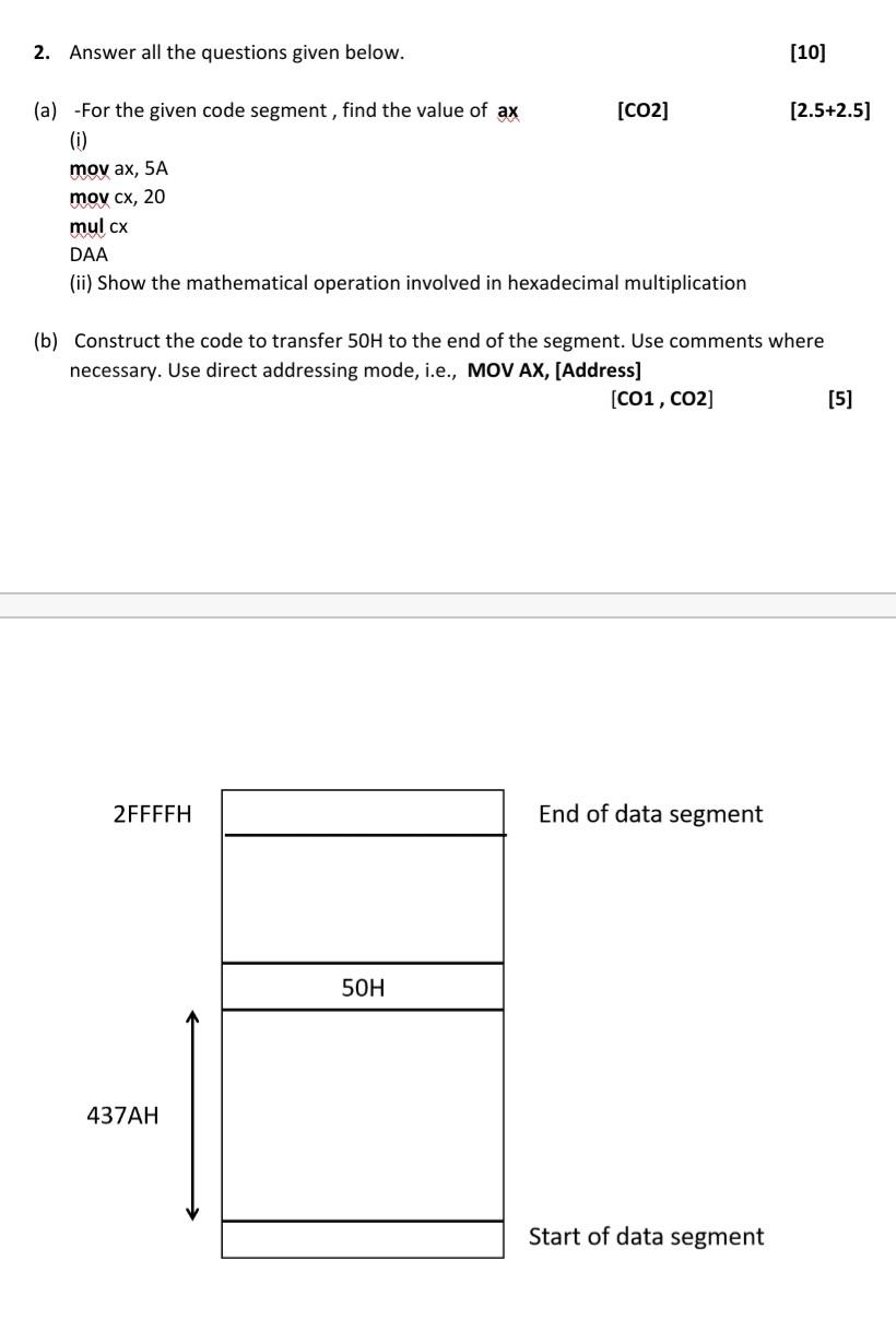 Solved 1. Answer all the questions given below. [10] (a) In | Chegg.com