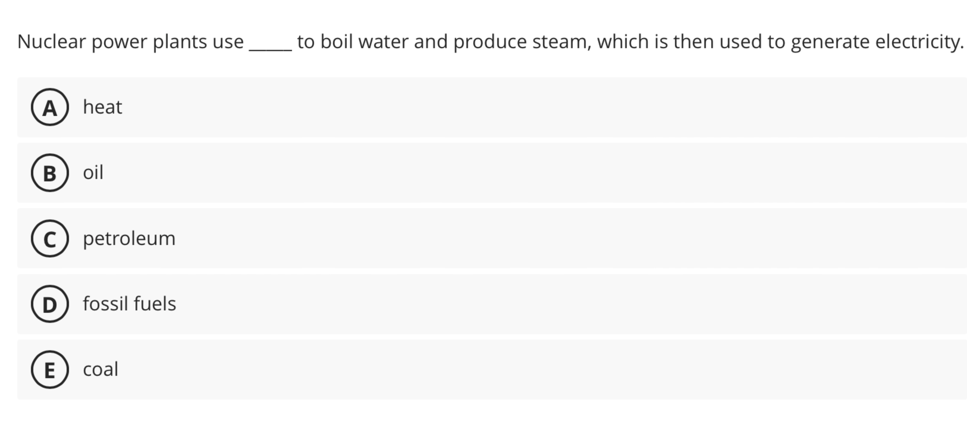 Solved Nuclear power plants useto boil water and produce | Chegg.com
