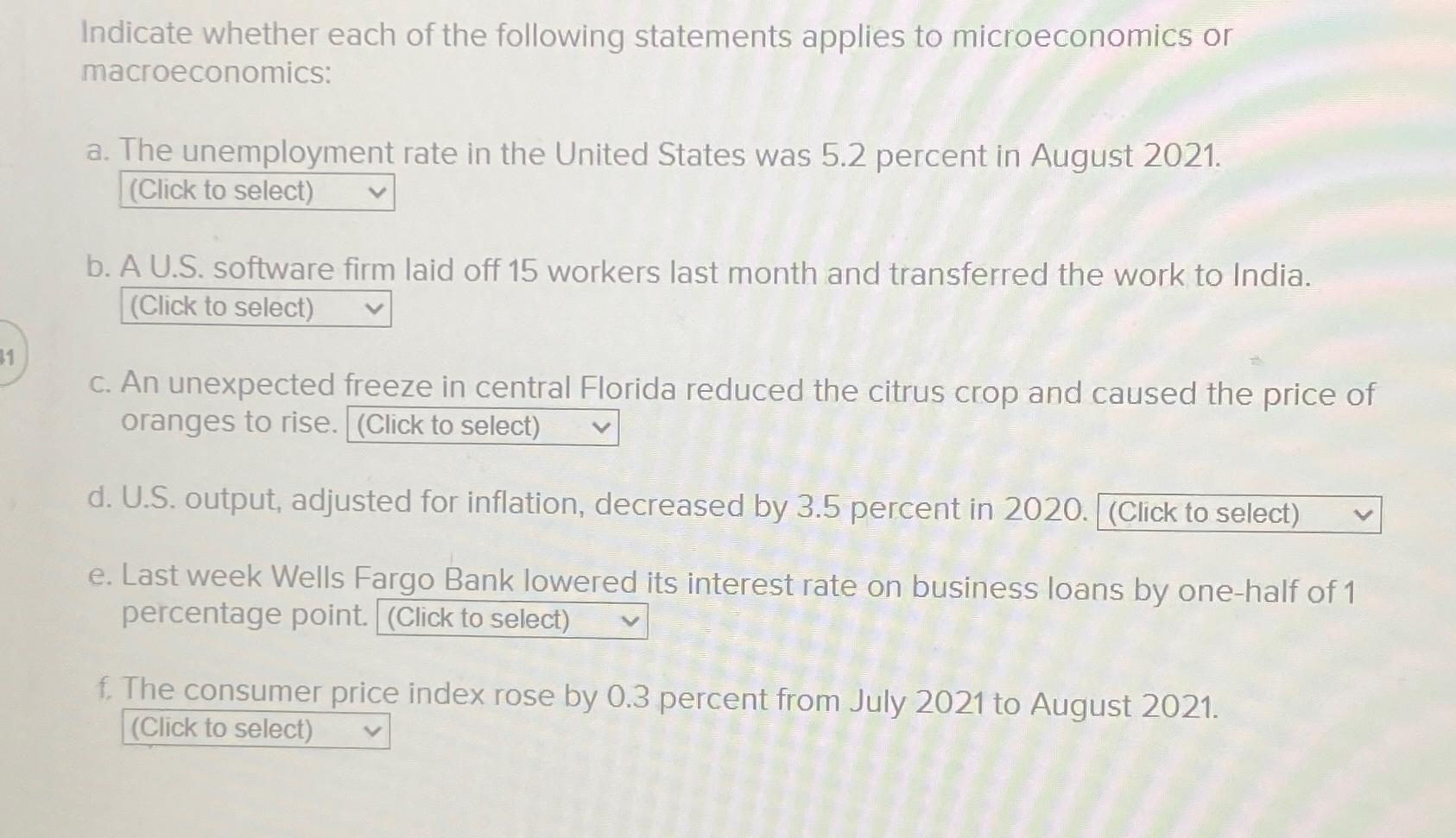 Solved Indicate whether each of the following statements | Chegg.com