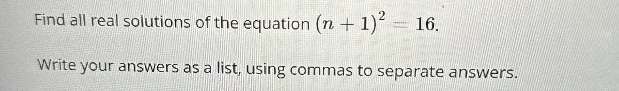 Solved Find all real solutions of the equation | Chegg.com