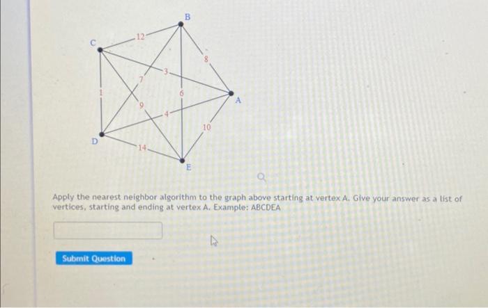 Find an Euler path for the graph. Enter your response | Chegg.com