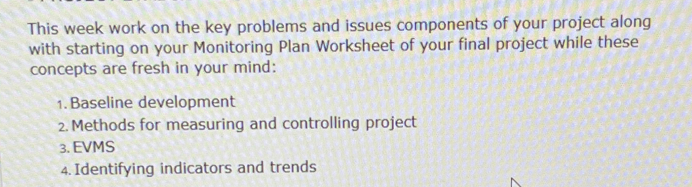 Solved This week work on the key problems and issues | Chegg.com