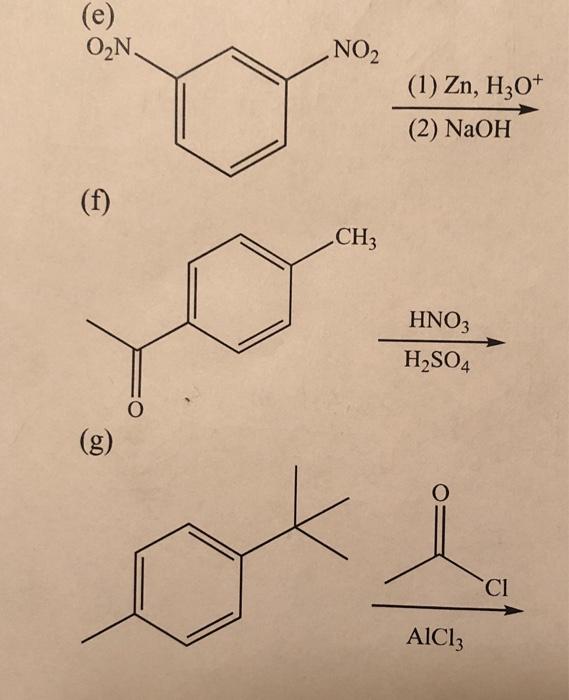 Solved provide the single major product for each of these | Chegg.com