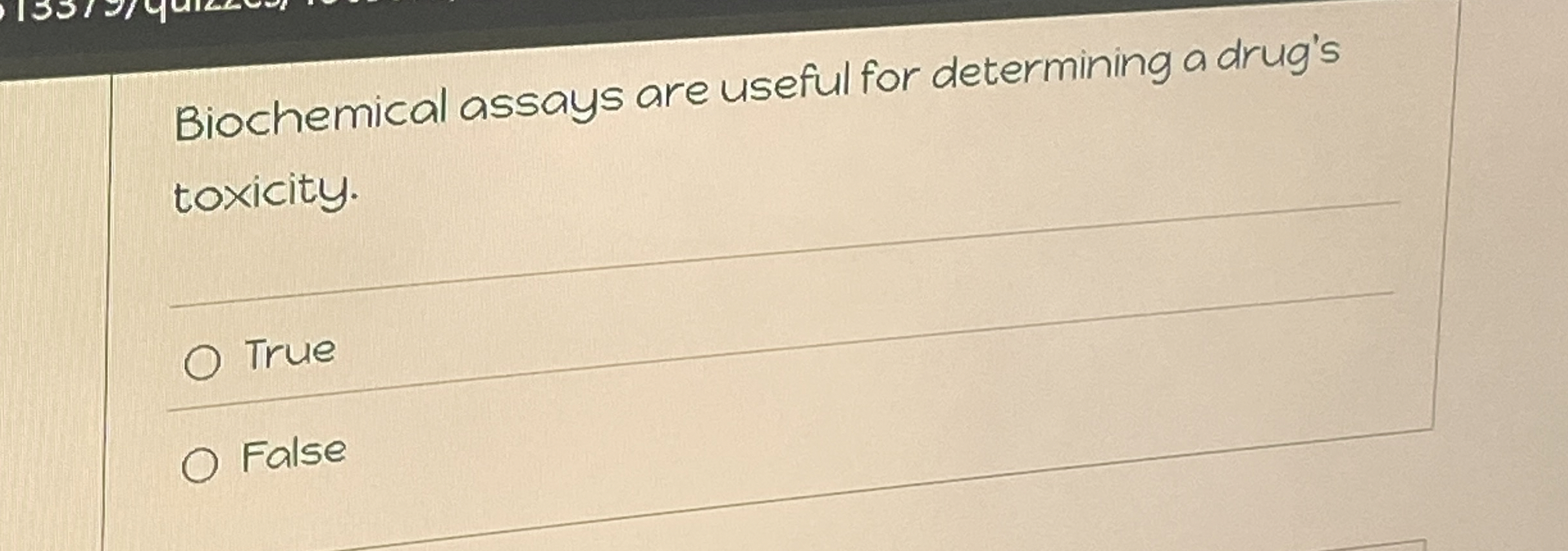 Solved Biochemical assays are useful for determining a | Chegg.com