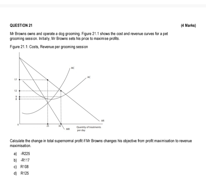 Solved QUESTION 21(4 Marks)Mr Browns owns and operate a dog | Chegg.com Solved QUESTION 21(4 Marks)Mr Browns owns and operate a dog | Chegg.com