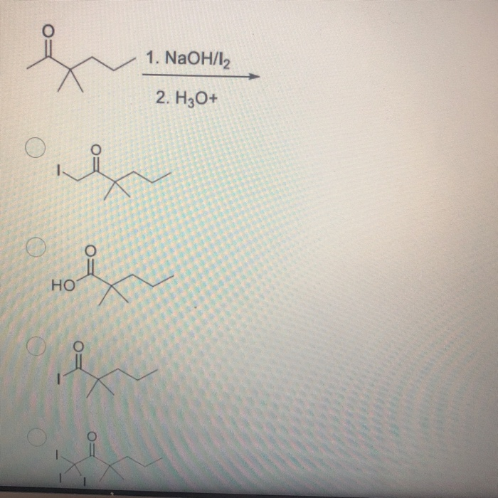 Solved 1. NaOH/l 2. H3O+ od O = | Chegg.com