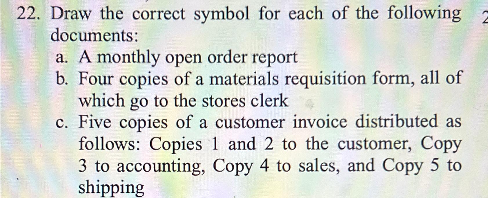 Solved Draw the correct symbol for each of the following | Chegg.com