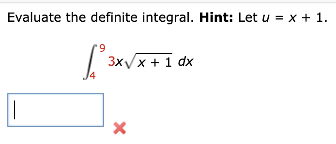 Solved Evaluate the definite integral. Hint: Let | Chegg.com