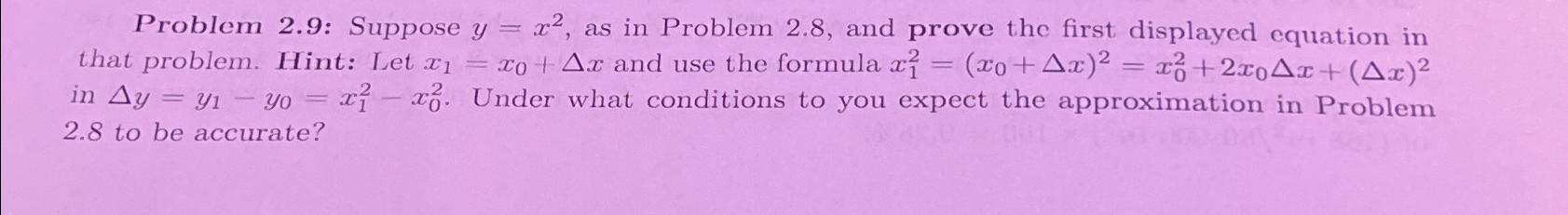 Solved Problem 2 9 Suppose Y X2 ﻿as In Problem 2 8 ﻿and