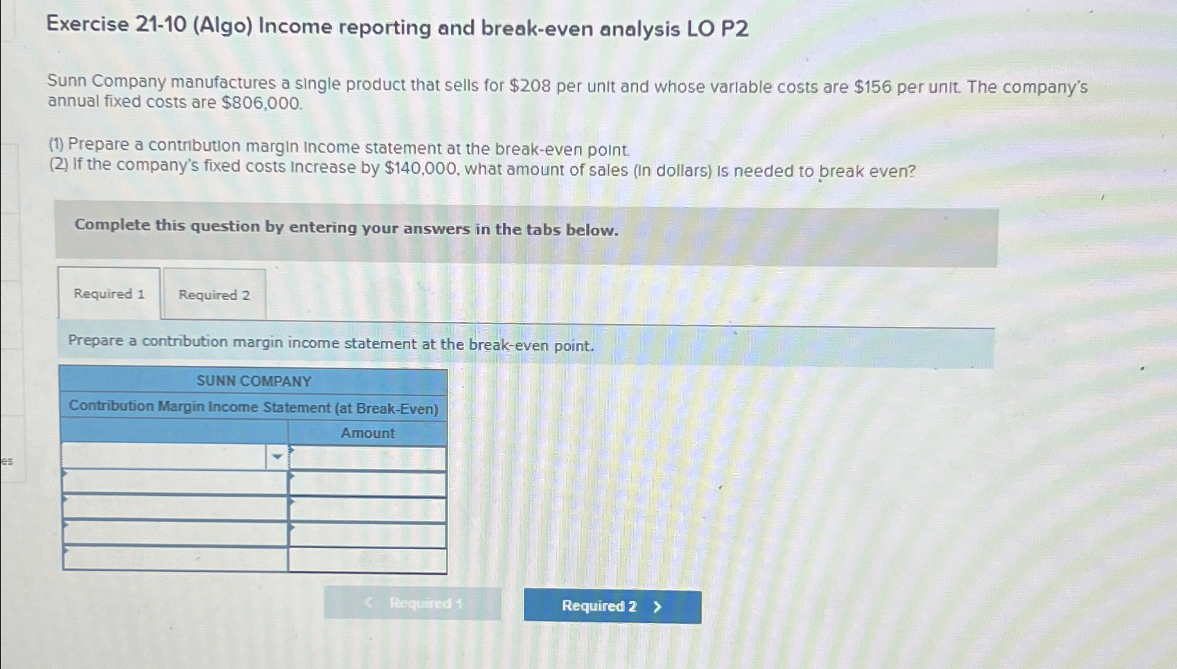 Solved Exercise 21-10 (Algo) ﻿Income reporting and | Chegg.com