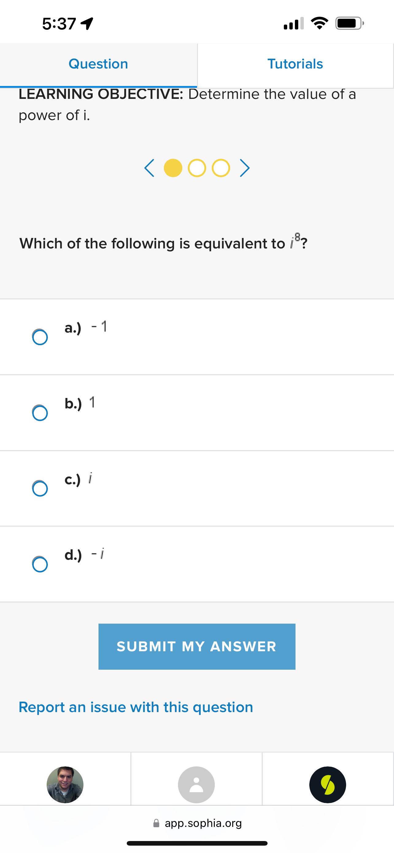 Solved 5:371QuestionTutorialsLEARNING OBJECTIVE: Determine | Chegg.com
