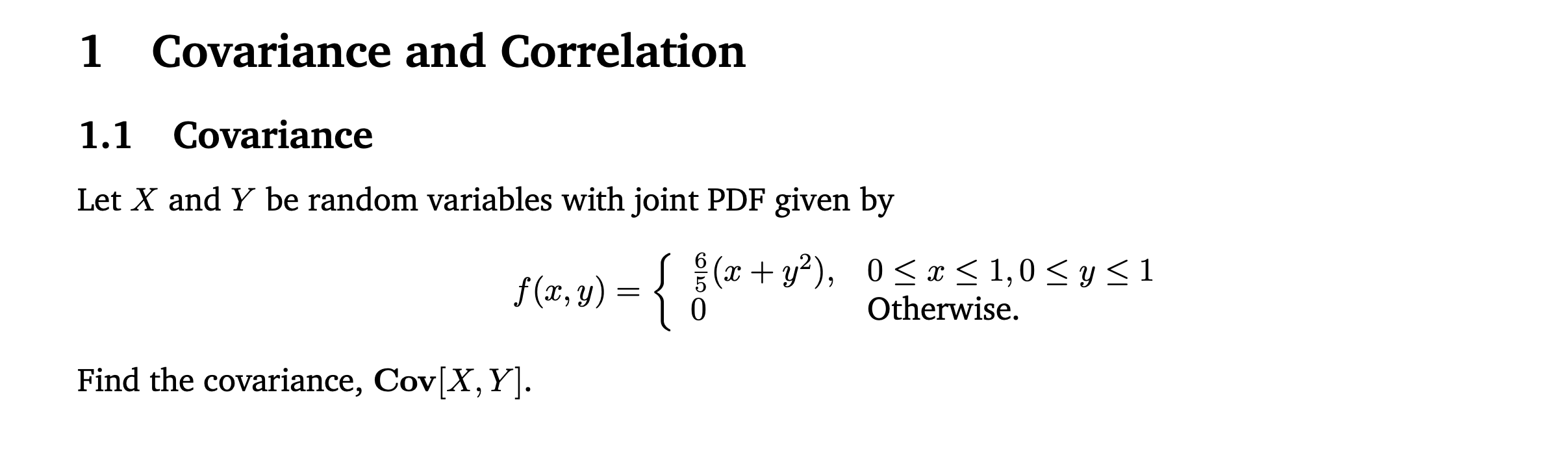 Solved 1 Covariance and Correlation1.1 CovarianceLet x | Chegg.com Solved 1 Covariance and Correlation1.1 CovarianceLet x | Chegg.com