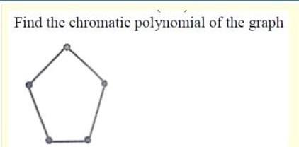 Solved Find the chromatic polynomial of the graph | Chegg.com