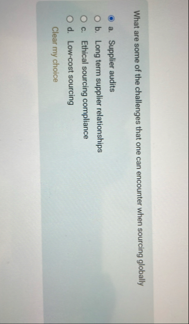 Solved What are some of the challenges that one can | Chegg.com