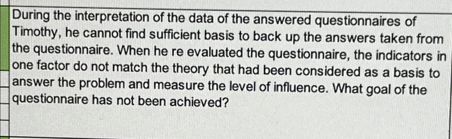 Solved How can I figure out...During the interpretation of | Chegg.com