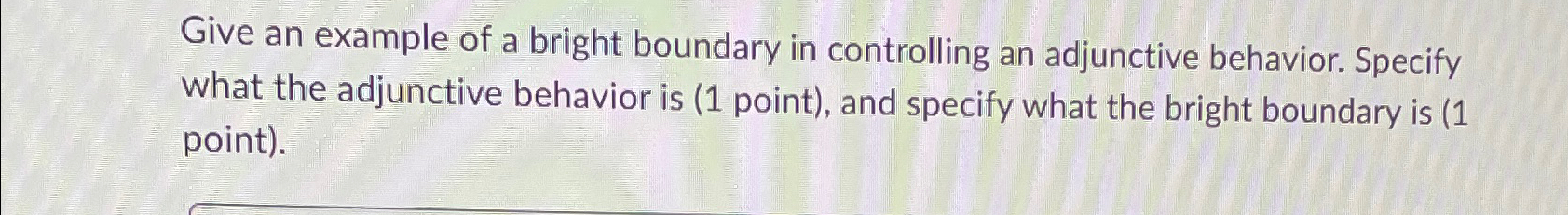 Solved Give an example of a bright boundary in controlling | Chegg.com