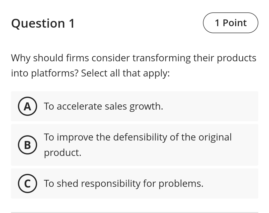 Solved Question 11 ﻿PointWhy should firms consider | Chegg.com