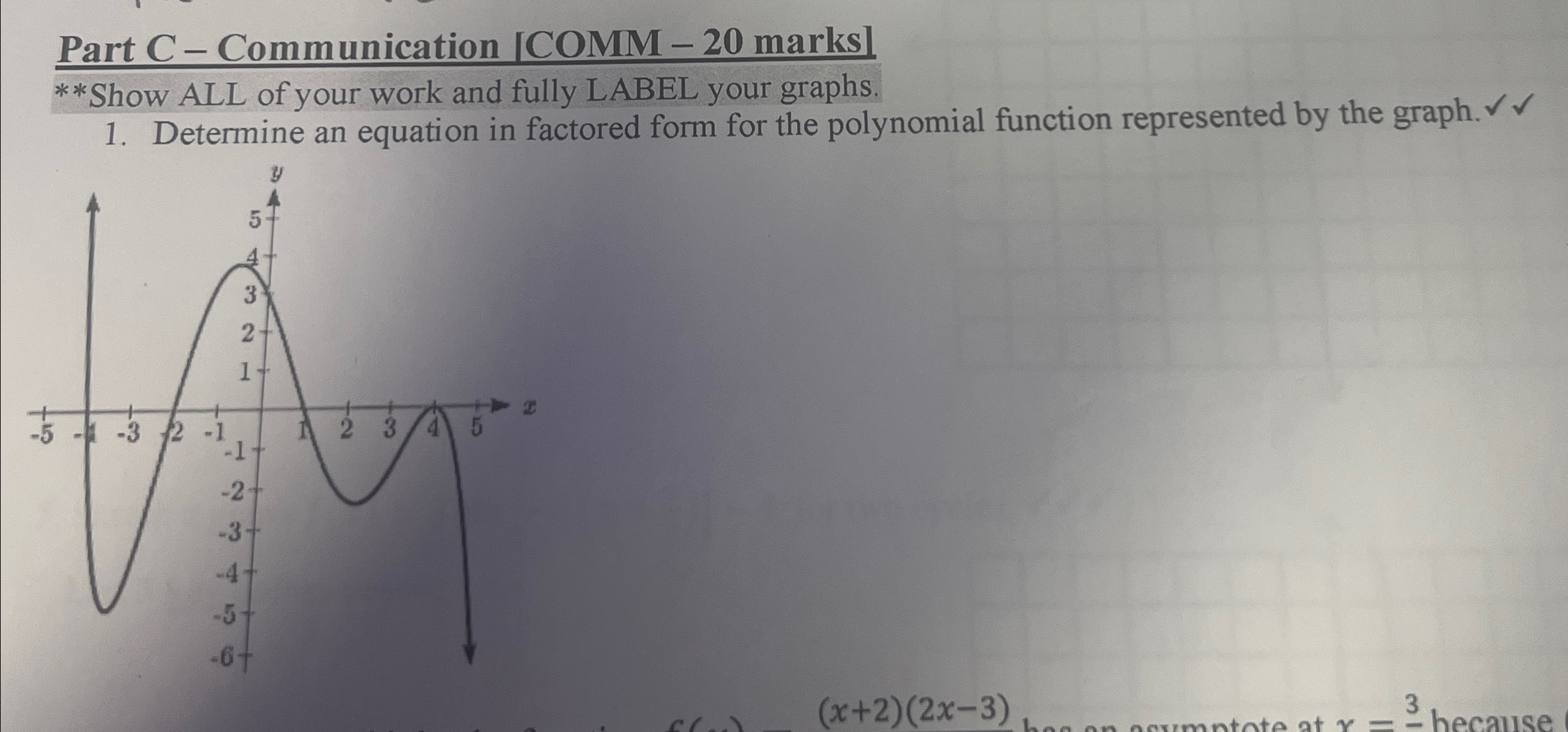 Solved Part C-Communication [COMM - 20 ﻿marks]**Show ALL of | Chegg.com