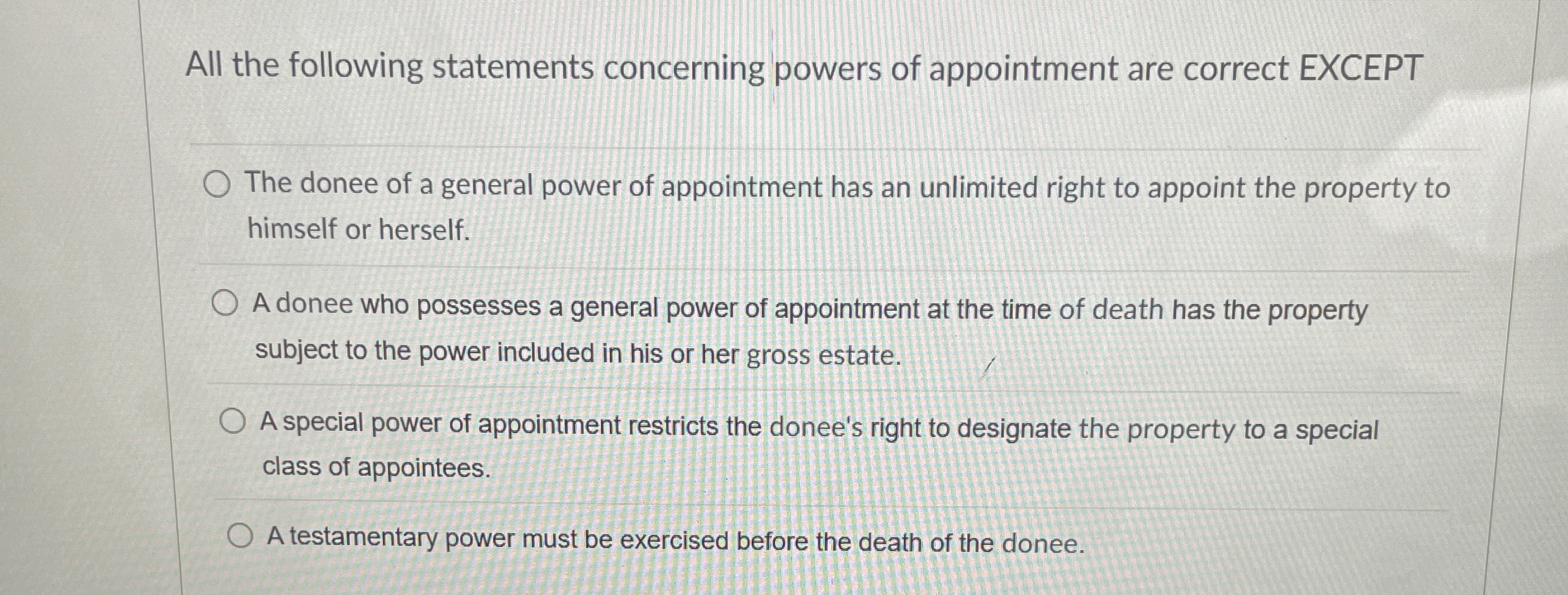 High Quality SOLUTION All the following statements concerning powers of | Chegg.com