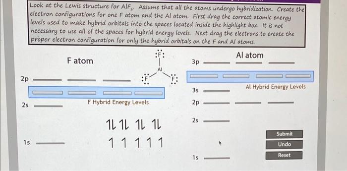 Solved Look at the Lewis structure for AlF, Assume that all | Chegg.com