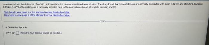 Solved In a recent stuoy, the distances of certain raphor | Chegg.com