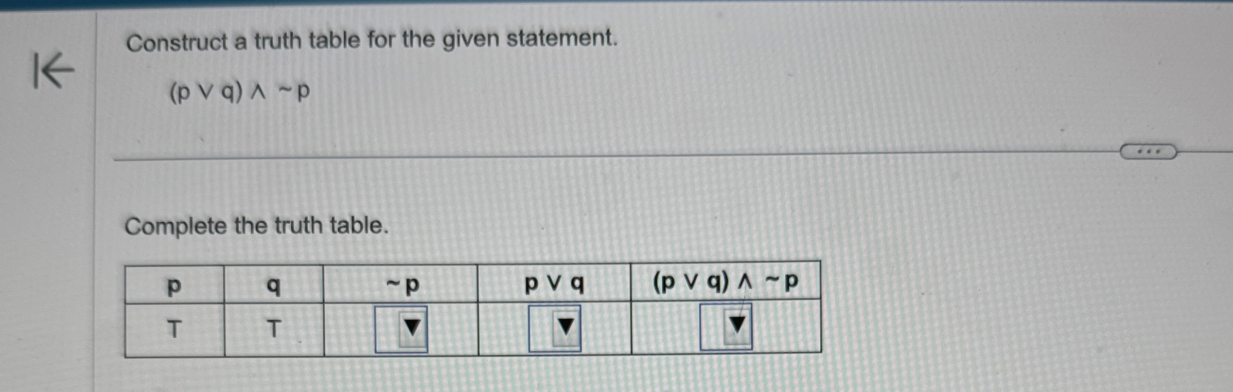 Solved Construct a truth table for the given | Chegg.com