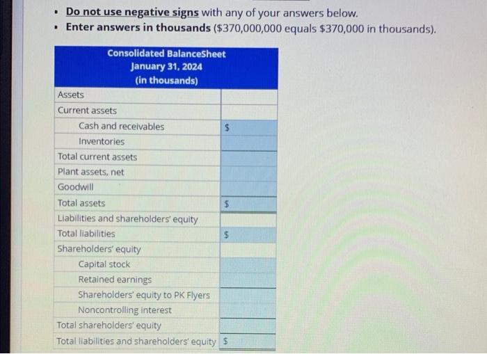 Comprehensive Consolidated Working Paper, | Chegg.com