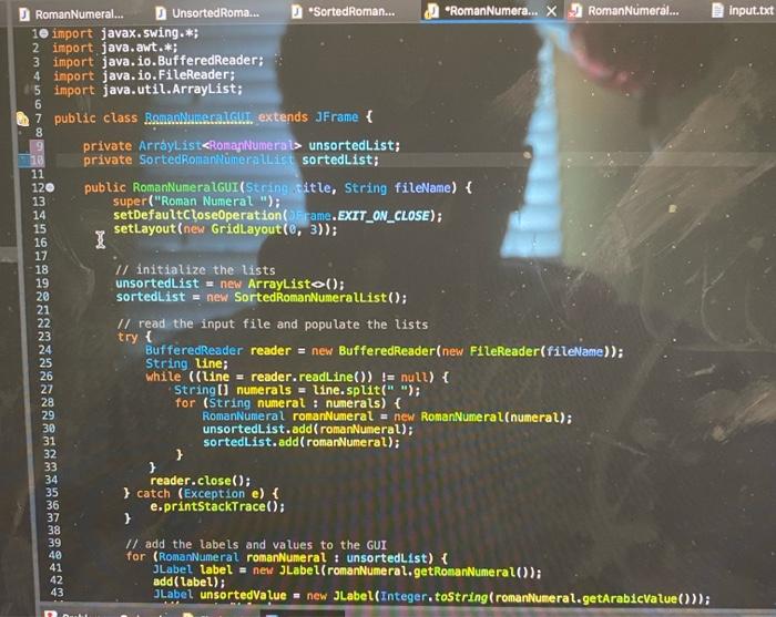 Solved Create a Class for Roman Numerals Create a class | Chegg.com