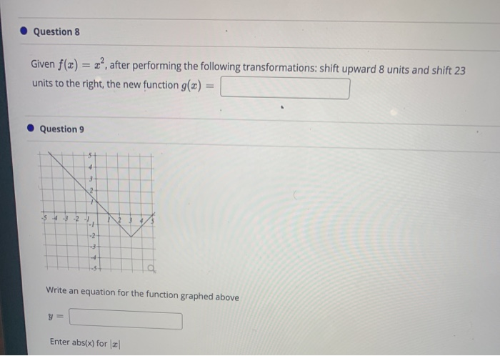 Solved Question 5 Find the domain and range of the function | Chegg.com