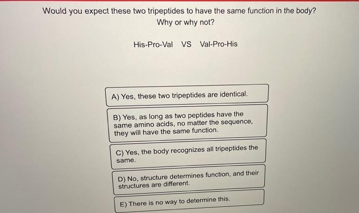 Solved What is the N-terminal amino acid in the tripeptide: | Chegg.com